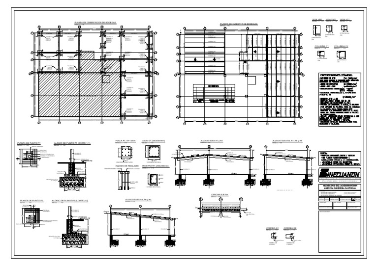 EST-RELEVAMIENTO Y NUEVA ESTRUCTURA GAD SAMBORONDON-EST2 LOSAS Nuevas Bodegas | PDF