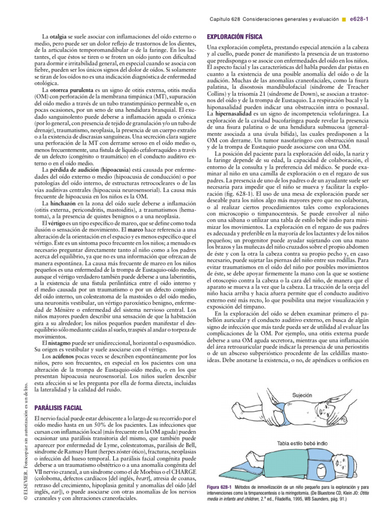 Exploración ORL | PDF | Oído | Vértigo
