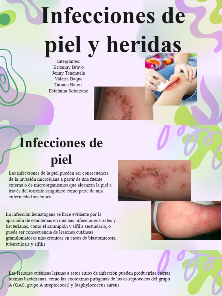 Infecciones bacterianas de la piel | PDF | Infección | Staphylococcus ...