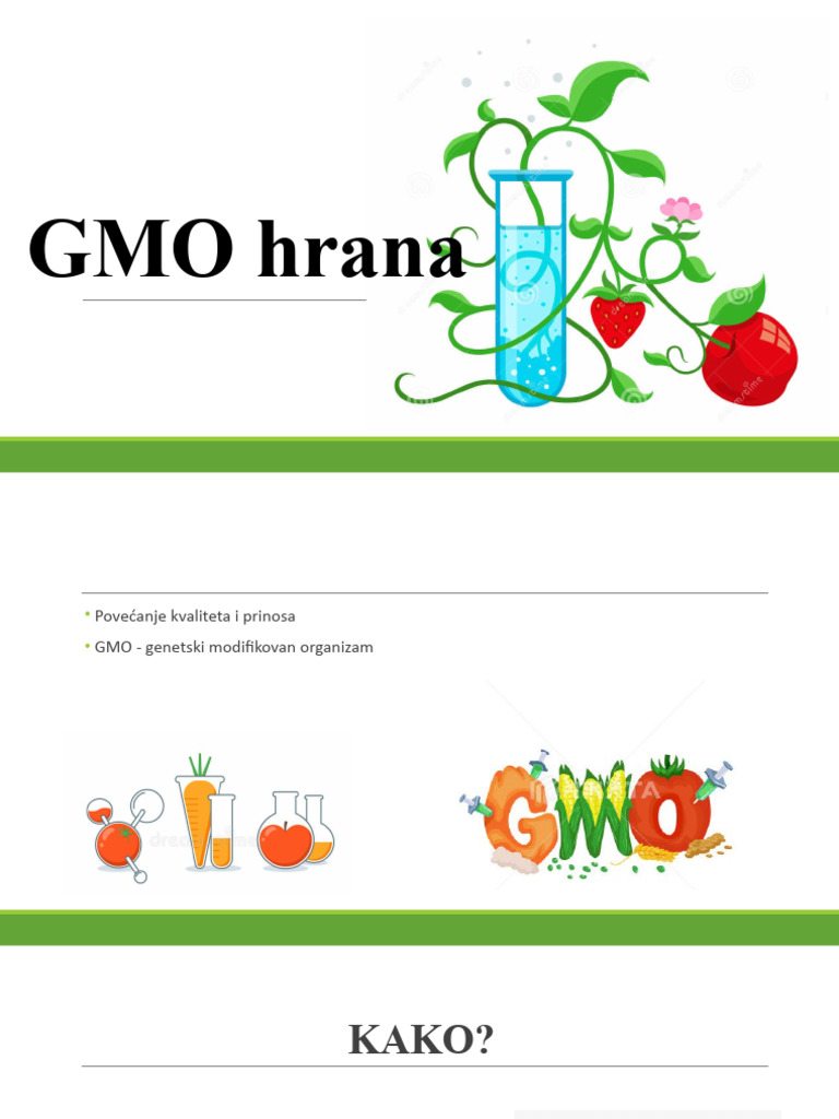 GMO Hrana Final | PDF