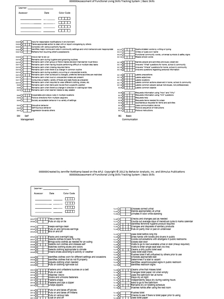 Learner: - Assessor Date Color Code | PDF | Clothing | Public Toilet
