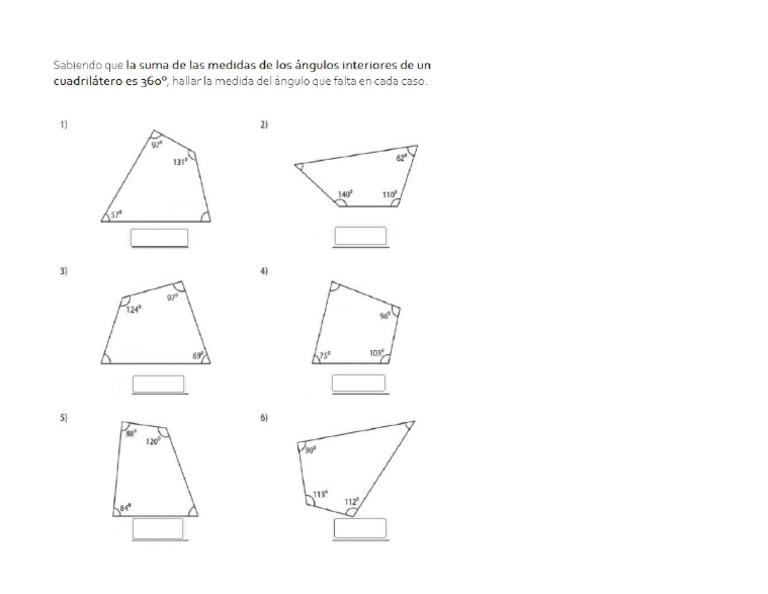 Suma de Angulos | PDF