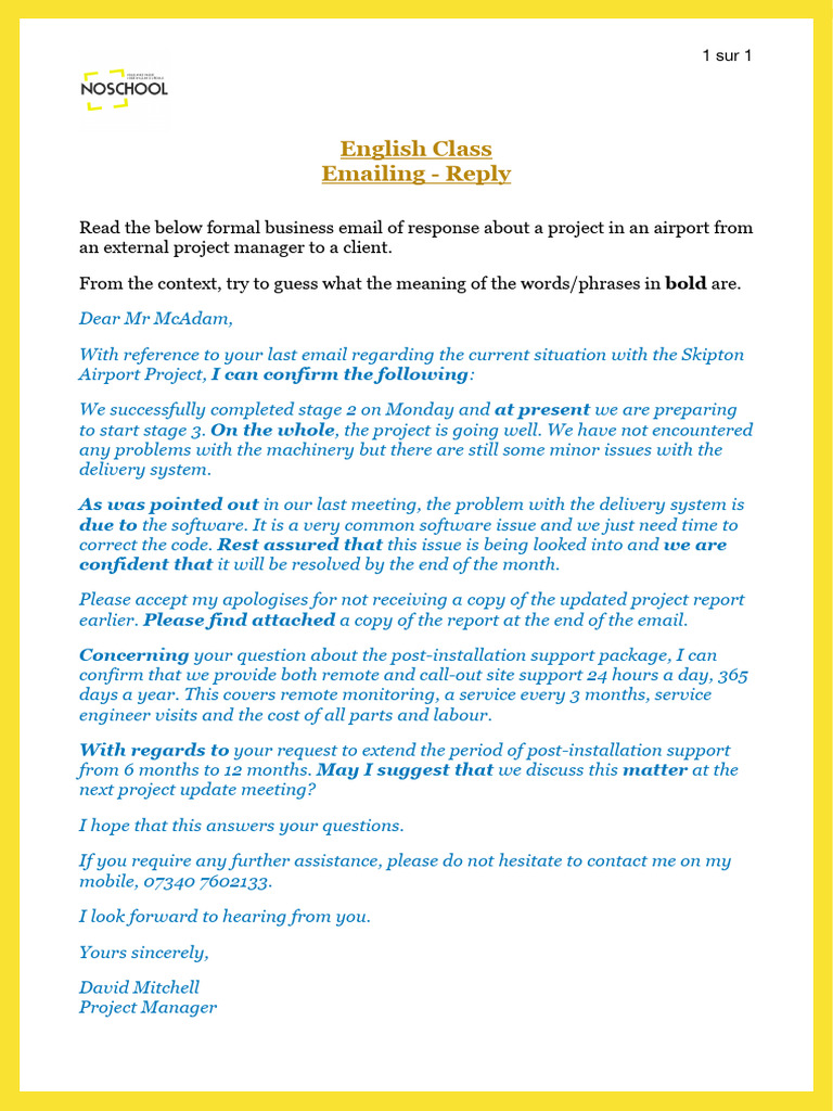 Emailing - Reply Exo | PDF