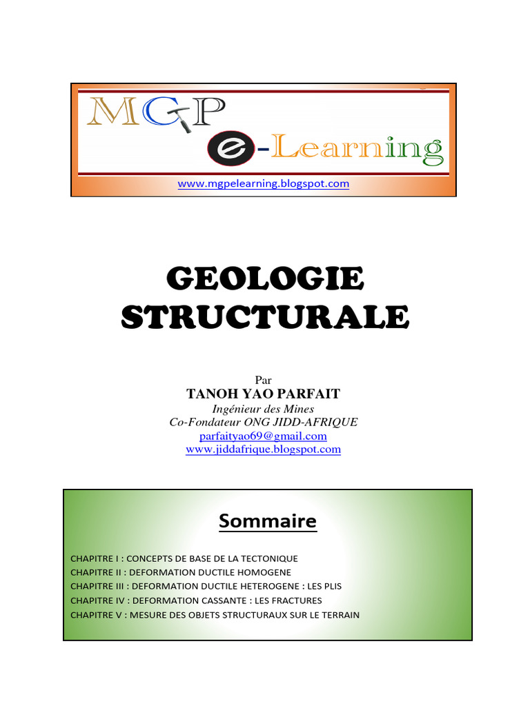 Introduction à la Géologie Structurale | PDF | Élasticité (Physique ...