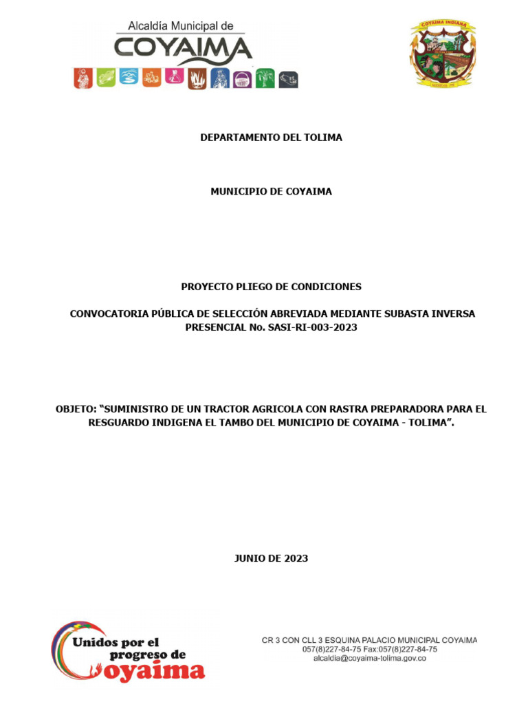 Proyecto de Pliegos | PDF | Póliza de seguros