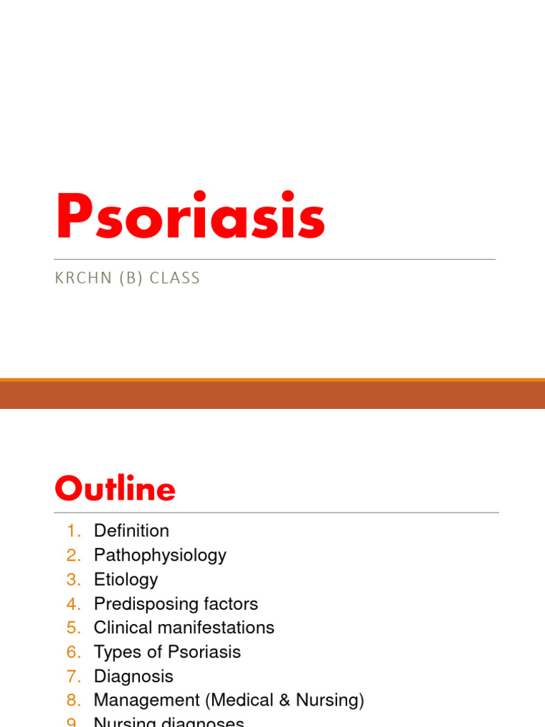 Psoriasis - FINAL | PDF | Psoriasis | Medical Specialties