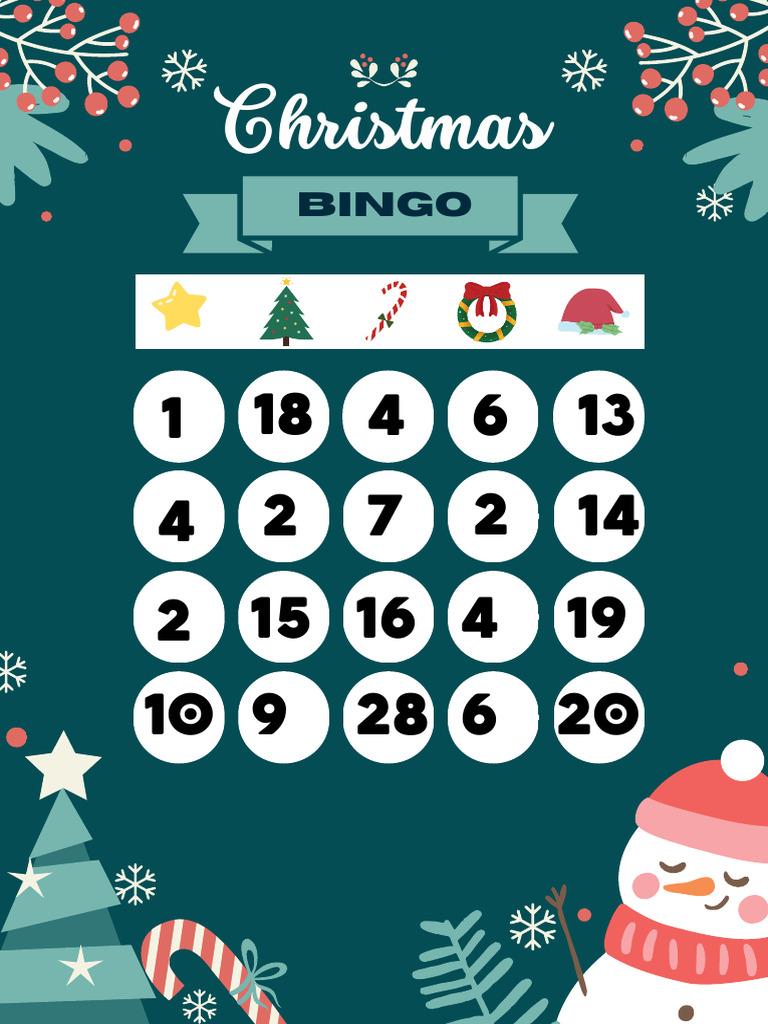 Christmas Bingo Game Cards | PDF