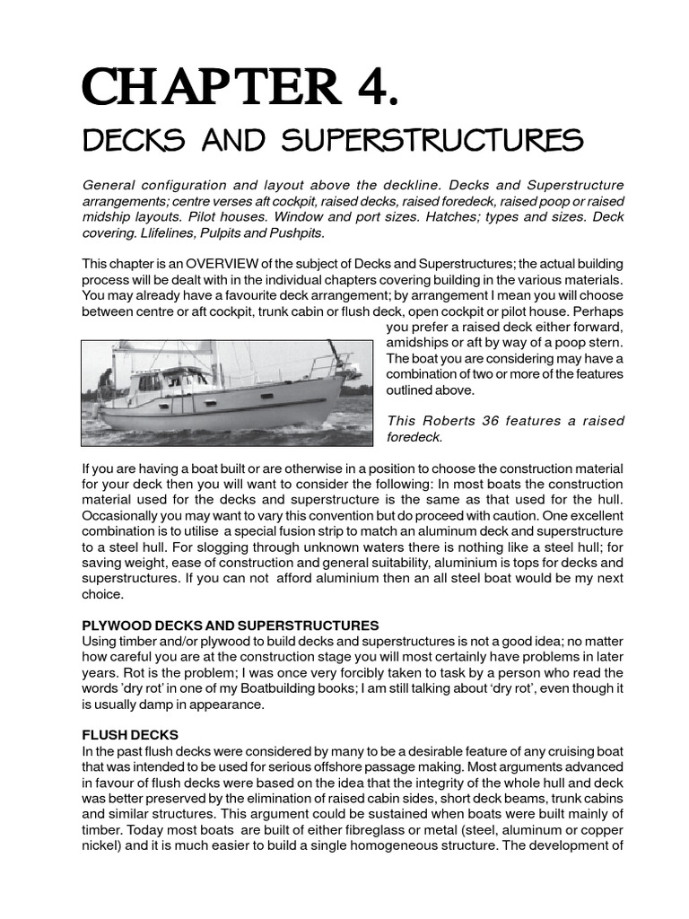 Decks and Superstructure Overview | PDF | Deck (Ship) | Stern
