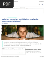 Questionário Identificação ADULTOS | PDF | Superdotados | Liderança