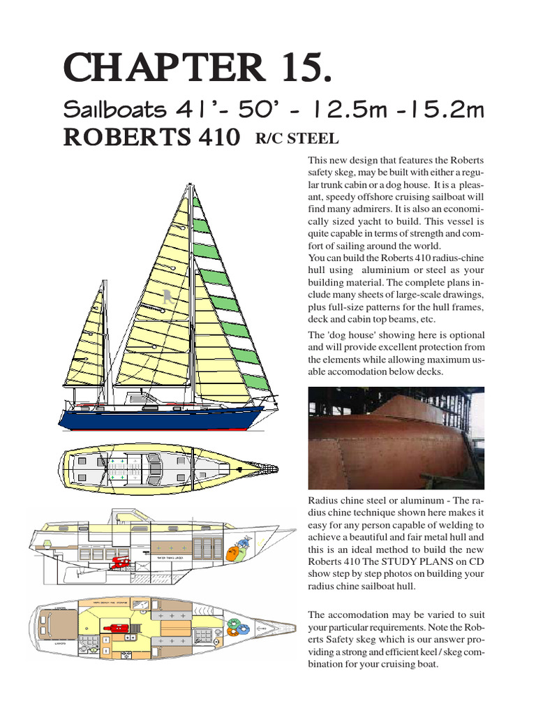 CHAPTER 15 - SAILBOATS 41' - 50' 12.49m - 15.24m | PDF | Hull ...