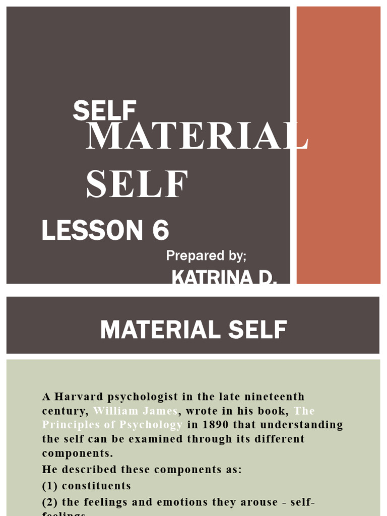 Understanding Material Self Concepts | PDF | Self | Self Concept