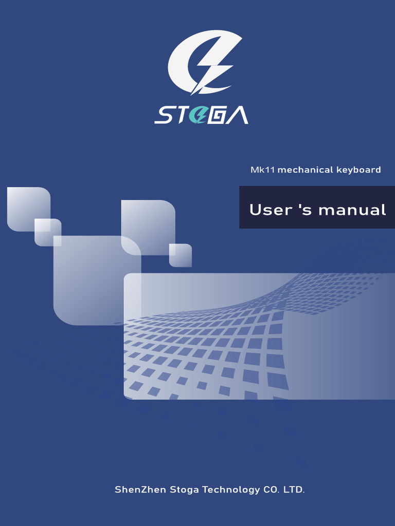 mk11 User Manual (Stoga Logo) | PDF | Computer Keyboard | Switch