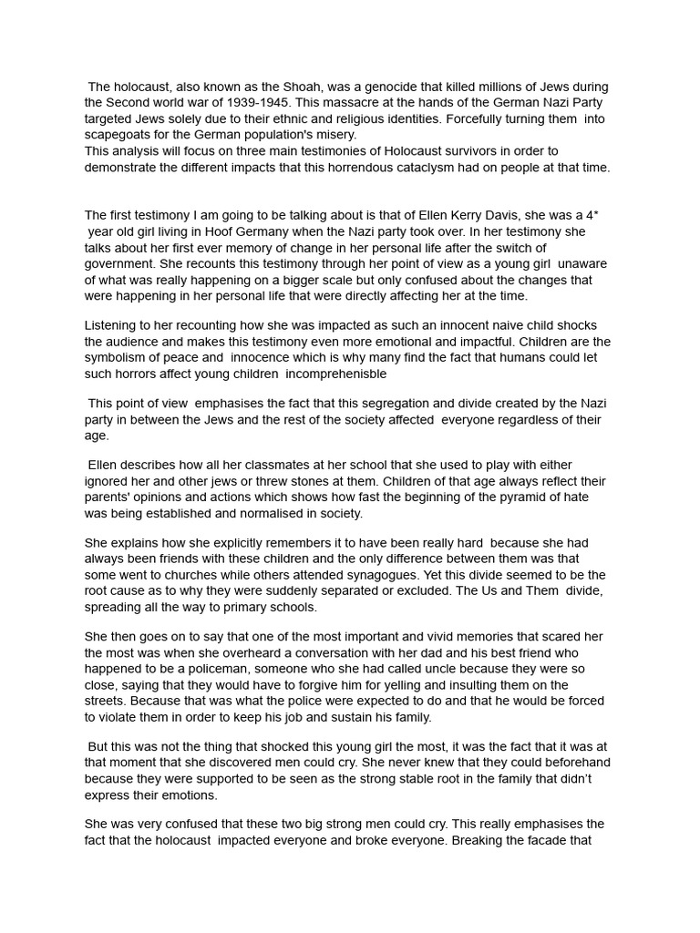 History Summative | PDF | Extermination Camp | The Holocaust