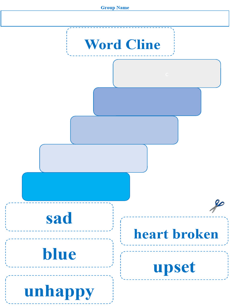 Word Cline Activity | PDF