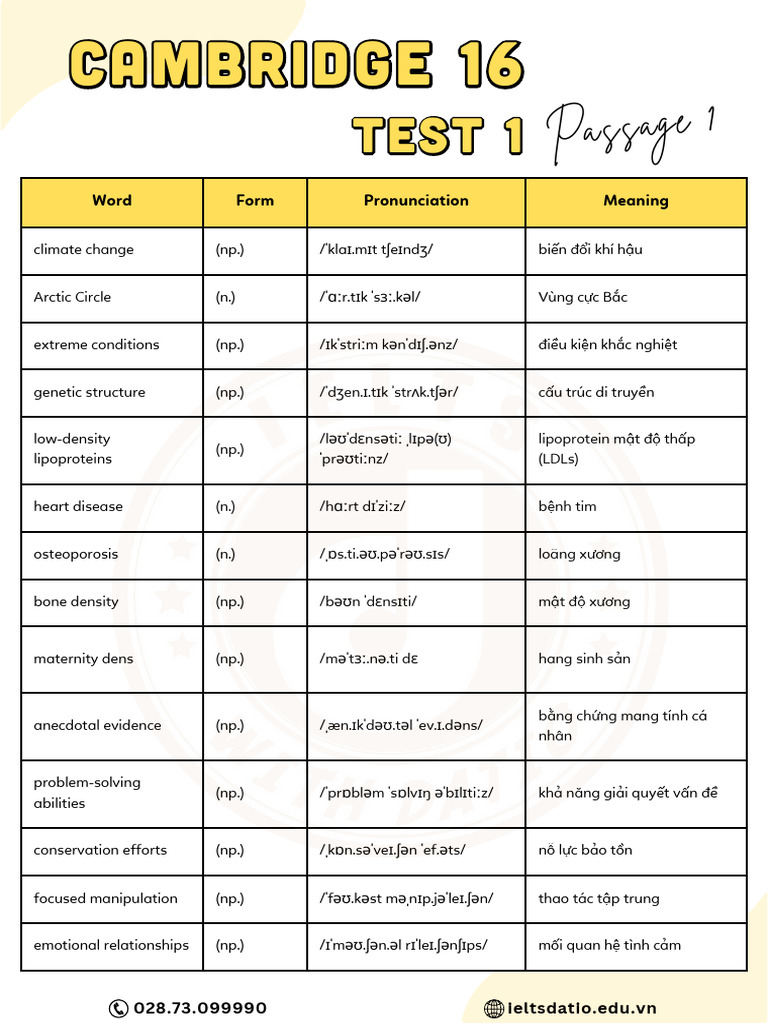 T V NG Cambridge 16 | PDF