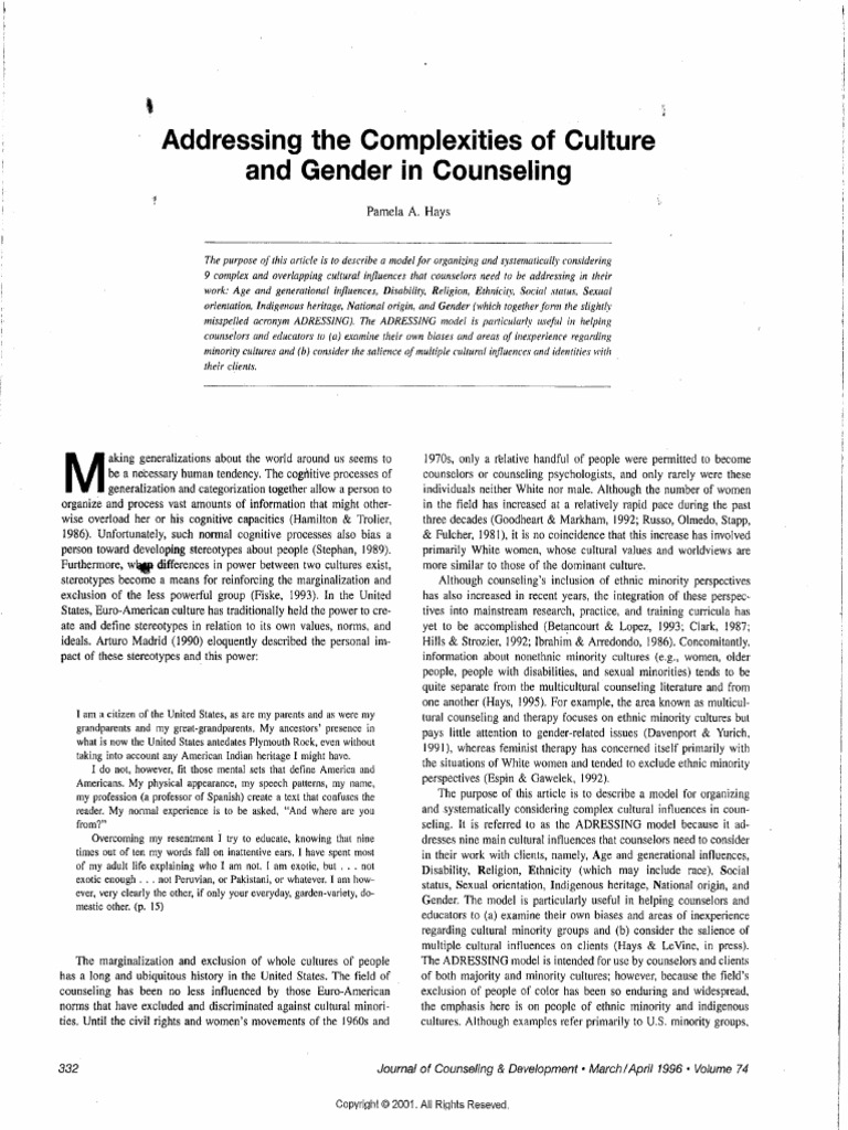 Addressing Model Article | PDF