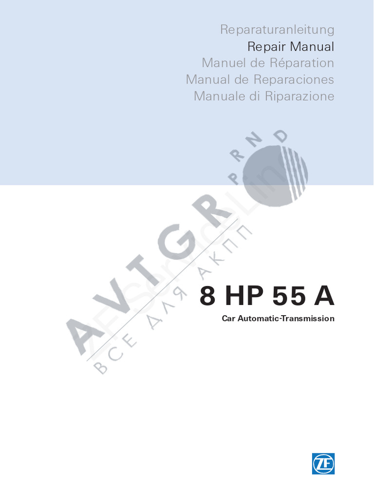 8HP55A | PDF | Axle | Manual Transmission