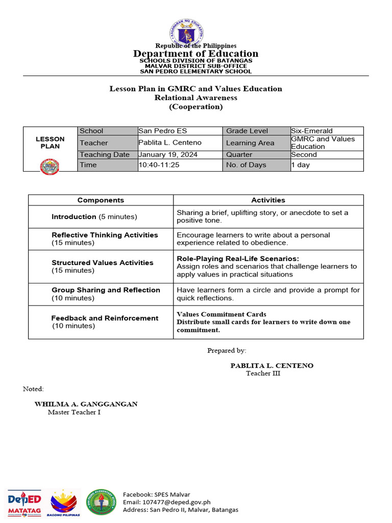 Gmrc Week 2 Pdf Learning Education Theory