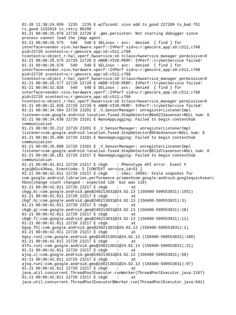 Log | PDF | Computer Architecture | Information Technology