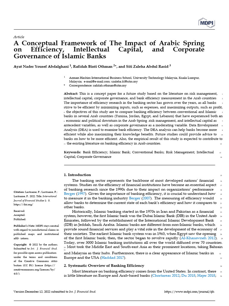 A Conceptual Framework of The Impact of Arabic Spring On | PDF ...