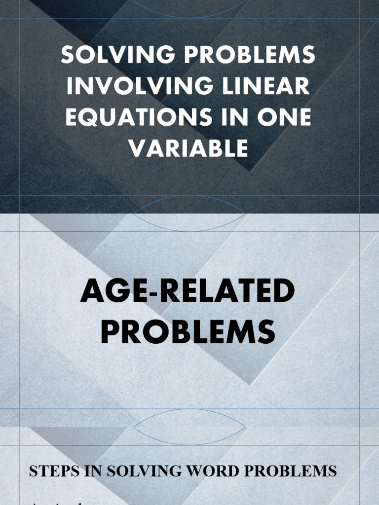 Age Related Problem | PDF | Equations | Theoretical Computer Science