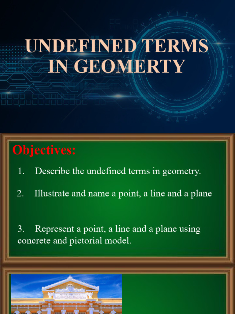 Undefined Terms in Geometry Explained | PDF | Latitude | Length