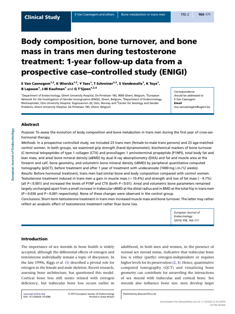 1479 683X 163 | PDF | Polycystic Ovary Syndrome | Bone