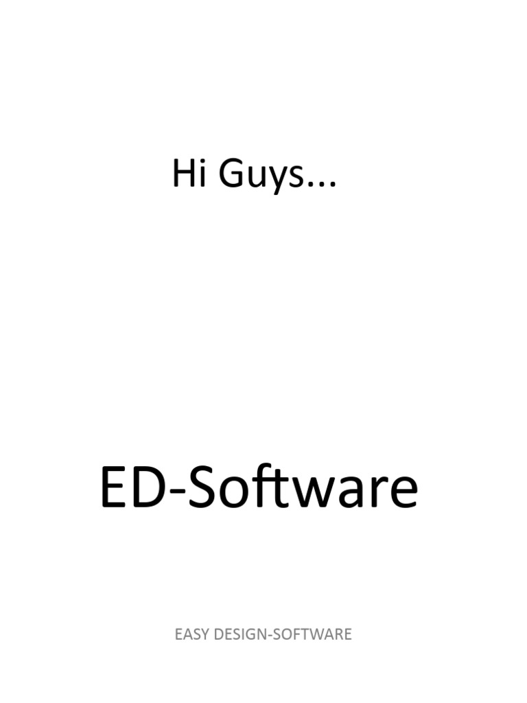 ED Software... | PDF