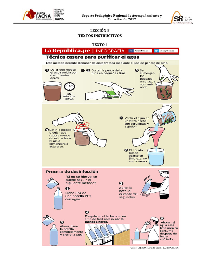 Lectura - Textos Instructivos | PDF