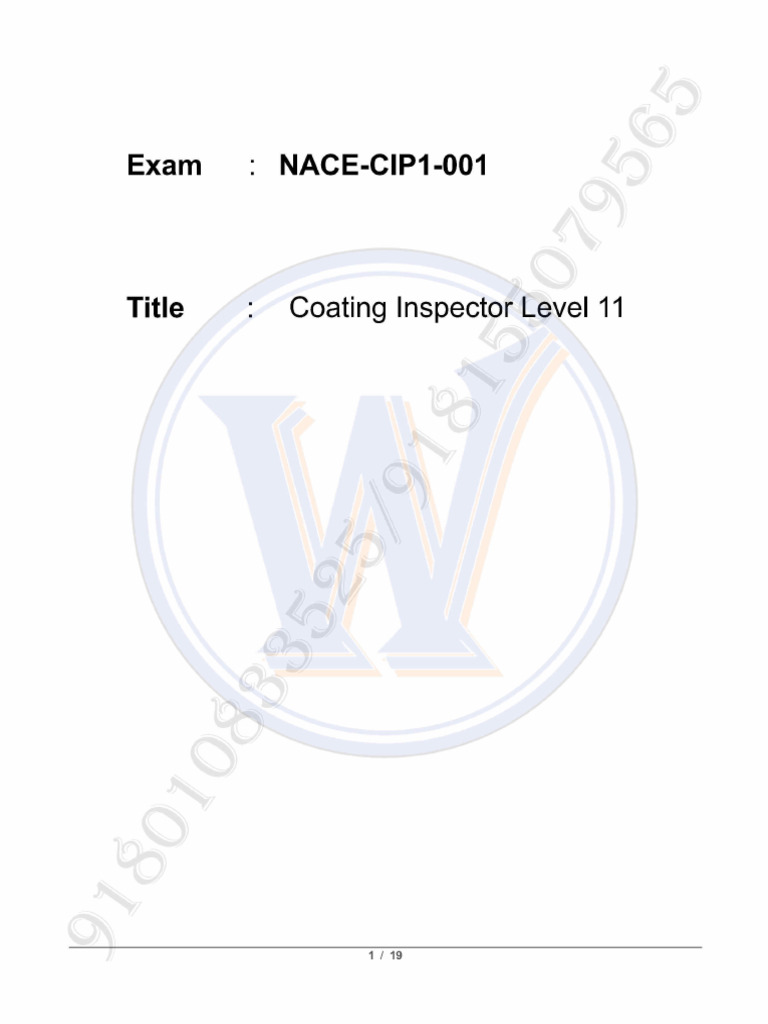 Nace Cip 1 | PDF