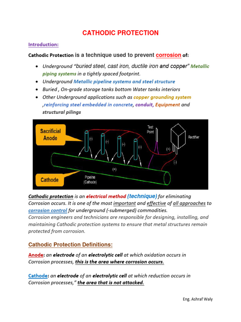 Cathodic Protection | PDF | Corrosion | Anode