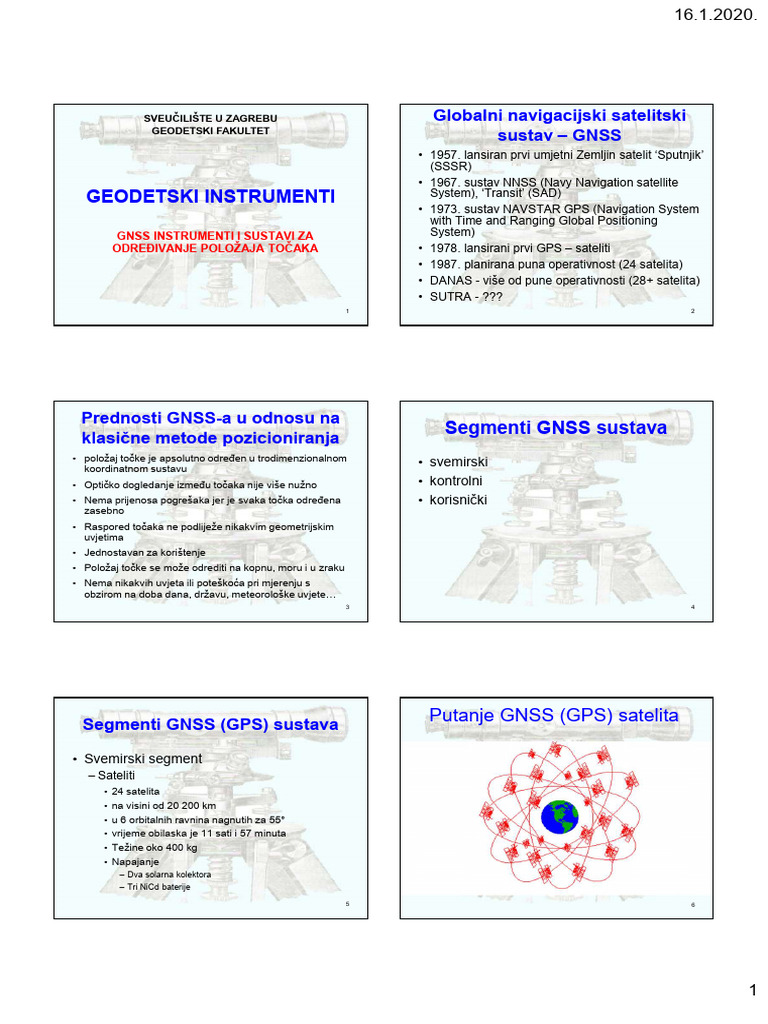 14 Predavanje GNSS | PDF