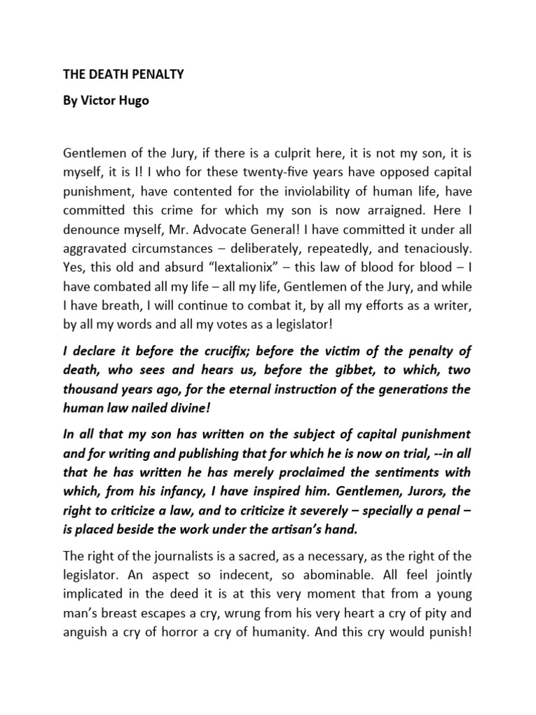 The Death Penalty FINAL | PDF