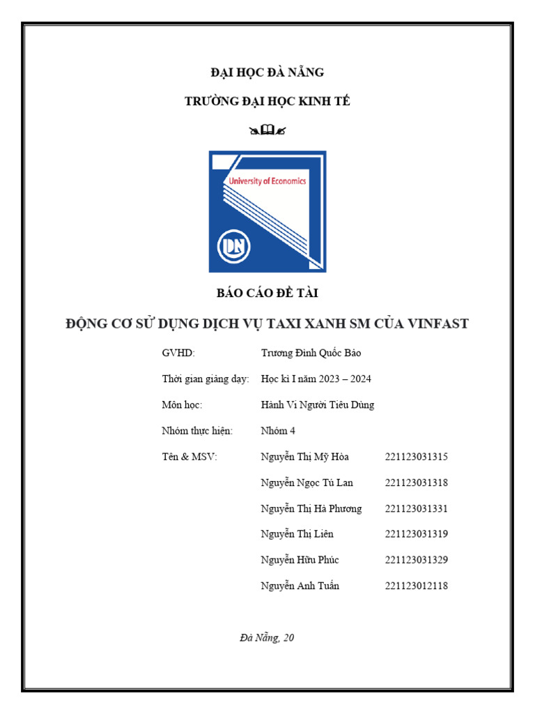 HVNTD Báo Cáo | PDF
