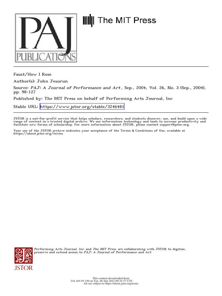 Faust:How I Rose | PDF | Faust