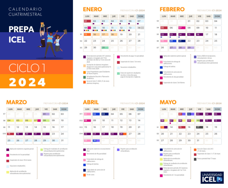 Calendario PREPA 2024 | PDF