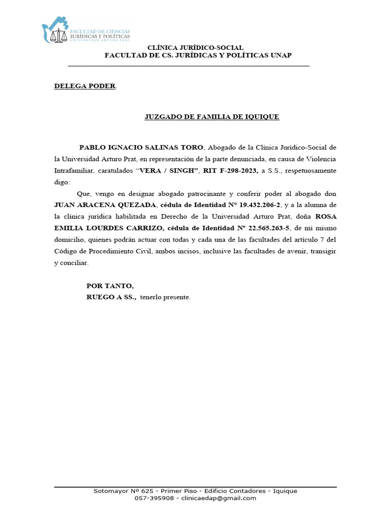 Delega Poder F - 298 - 2023 | PDF