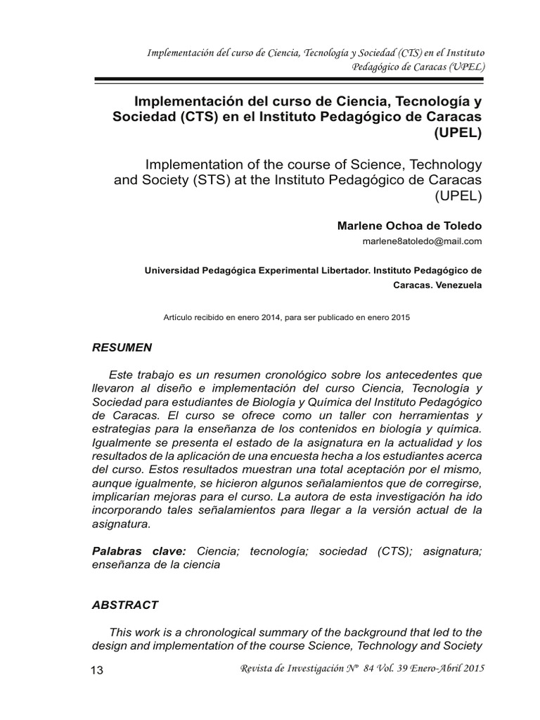 Upel Ciencia | PDF | Enseñando