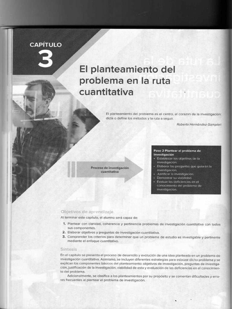 Capitulo3 - Planteamiento Del Problema | PDF