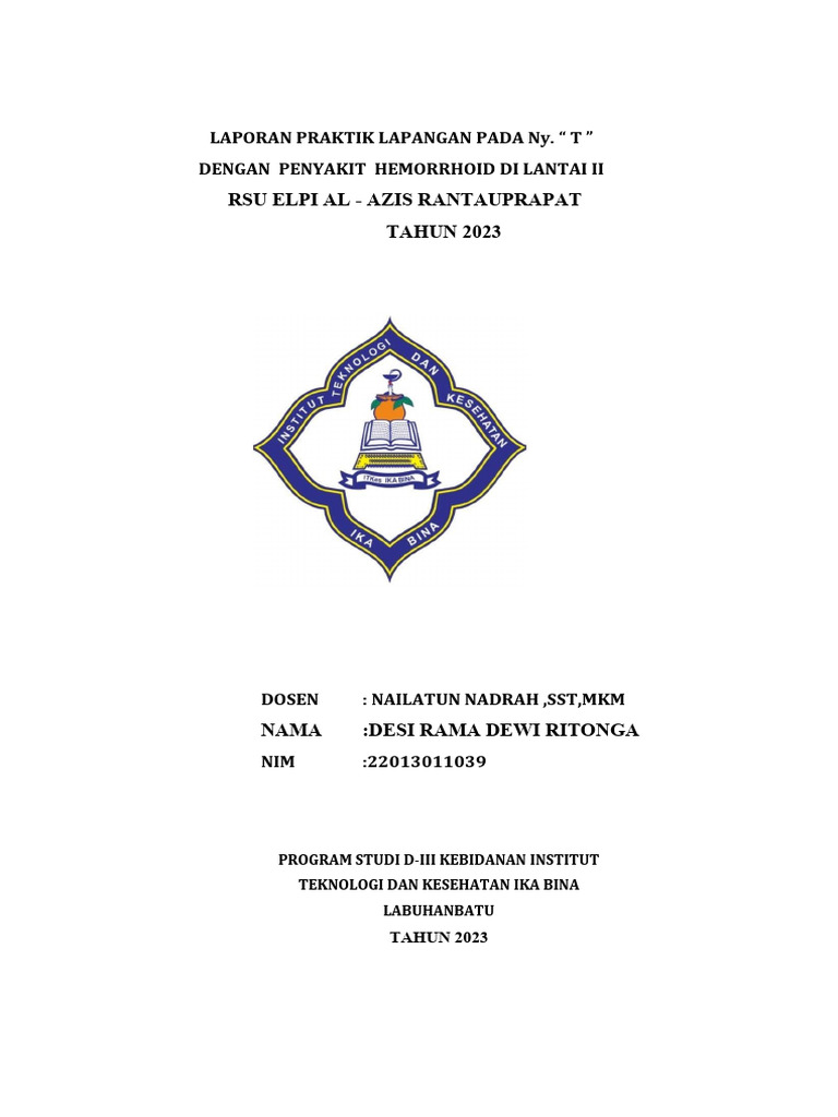 Laporan Lantai 2 Desi Rama RTG | PDF