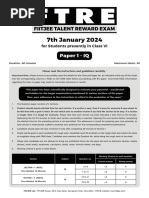 PWNSAT - Sample Paper - Class - 7th - Questions | PDF | Heart