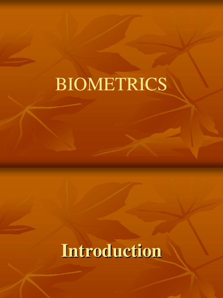 9 - Biometrics | PDF | Biometrics | Identity Document