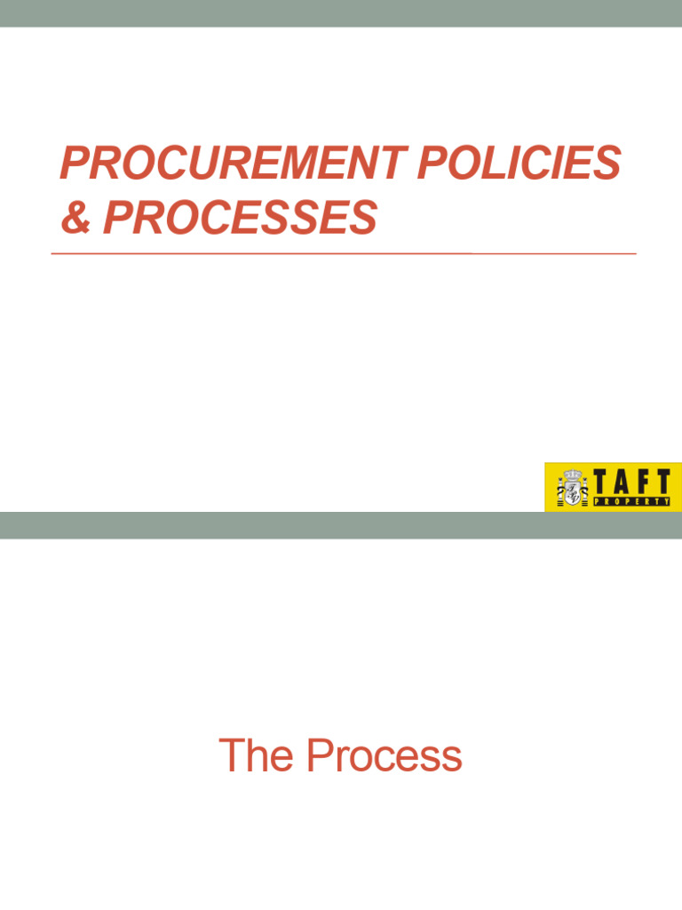 Procurement Process Flow Sample | Download Free PDF | Procurement | Business Process