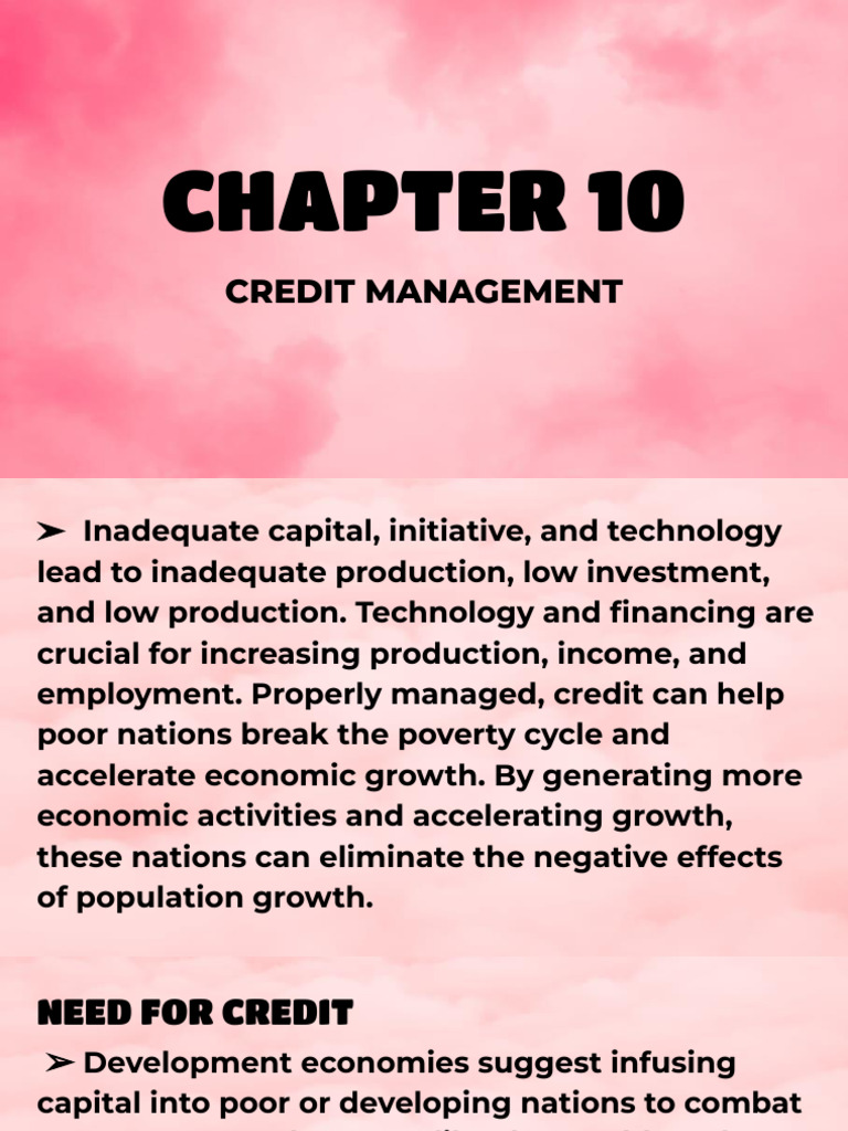Chapter 10 - Finance | PDF | Finance & Money Management | Credit Chapter 10 - Finance | PDF | Finance & Money Management | Credit