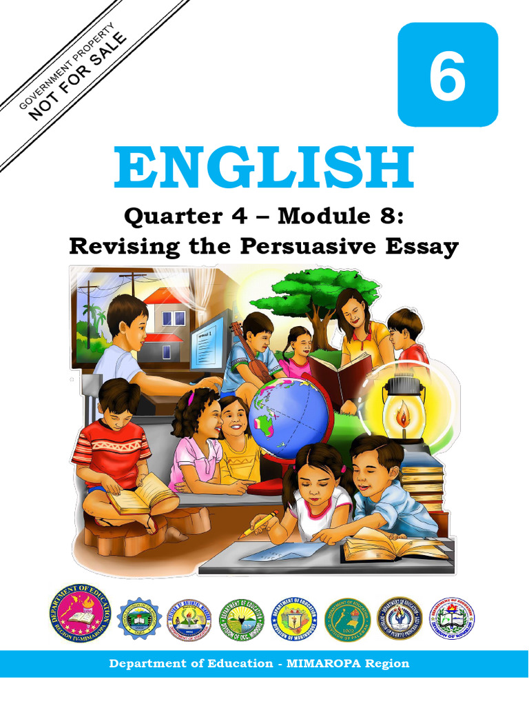 English 6 - Quarter 4 - Module 8 - Revising The Persuasive Essay | PDF ...