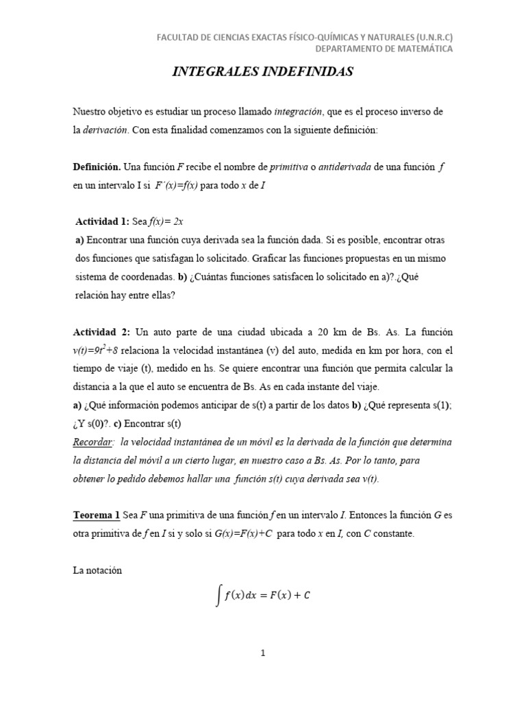 Integrales Definidas 2 | PDF | Integral | Derivado