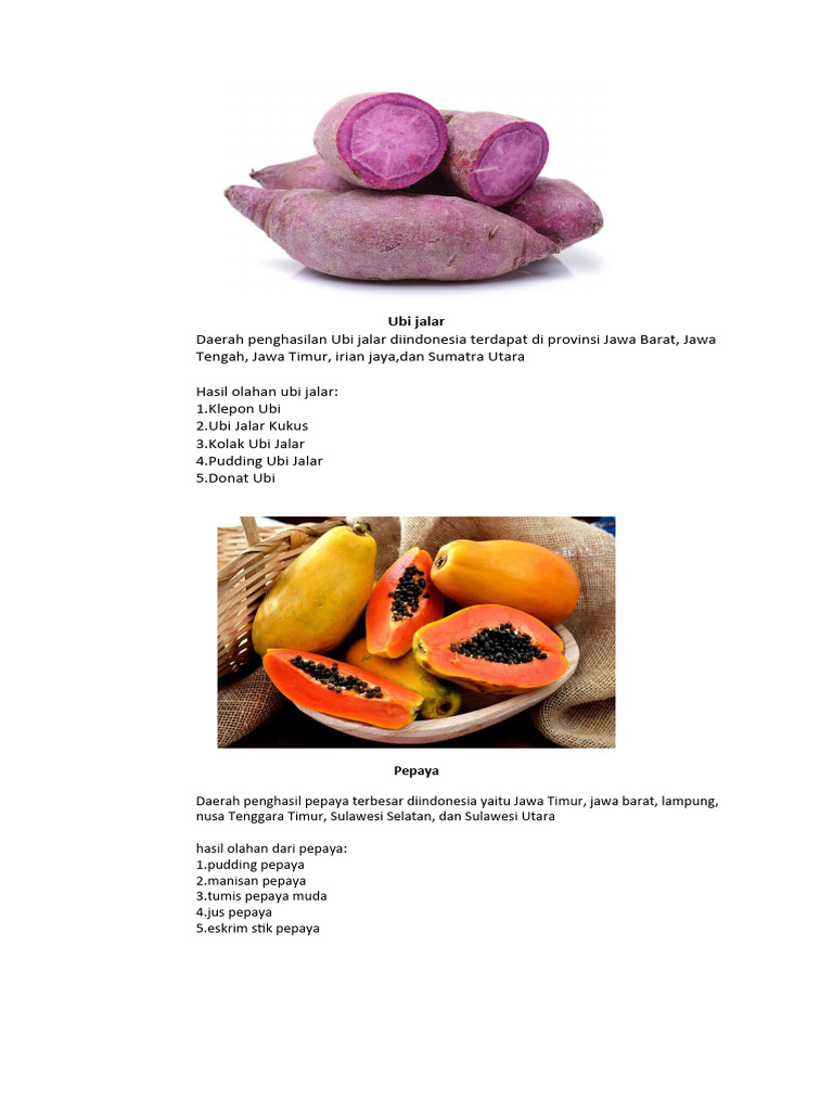 Ubi Jalar | PDF