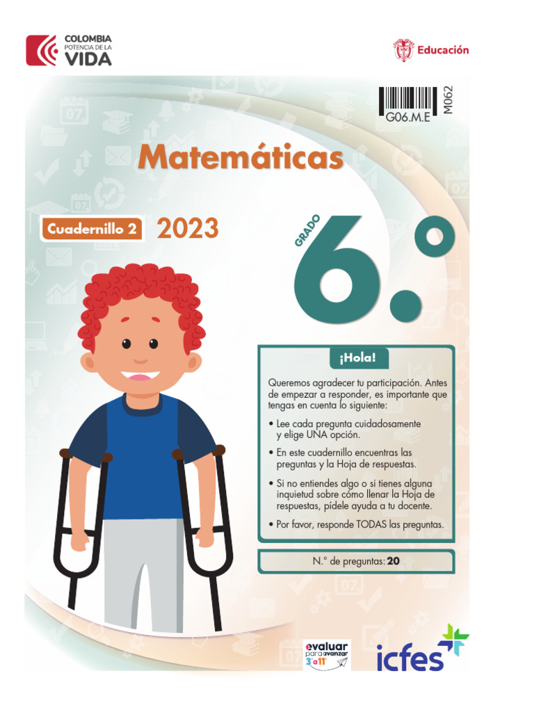 Cuadernillo-Matematicas-6-2 2023 | PDF