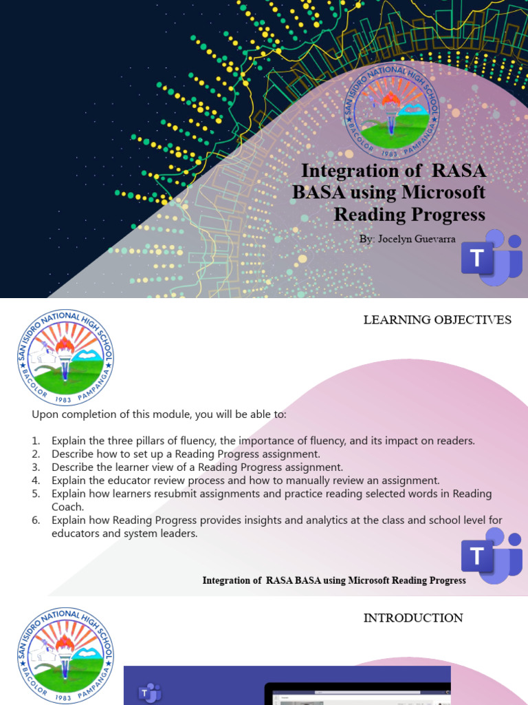 Integration of RASA BASA Using Microsoft Reading Progress | PDF ... Integration of RASA BASA Using Microsoft Reading Progress | PDF ...