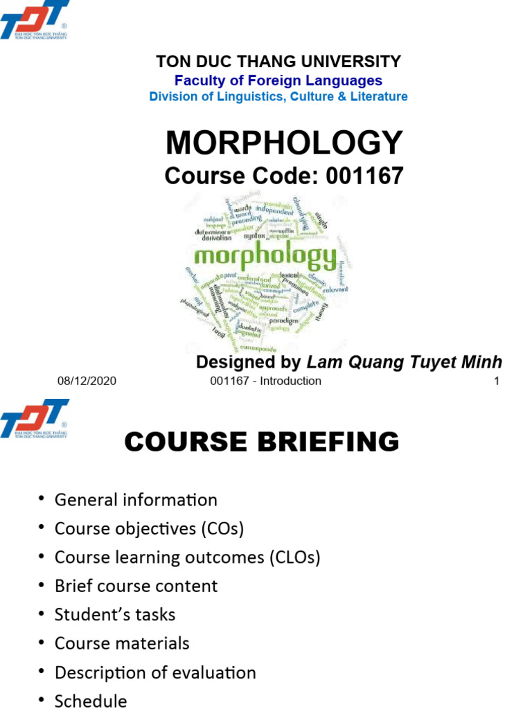 Morphology - Intro | Download Free PDF | Word | Morphology (Linguistics)